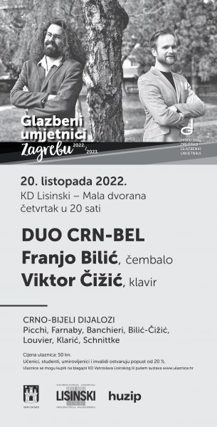 Glazbeni umjetnici Zagrebu - Duo Franjo Bilić & Viktor Čižić - HDGU
